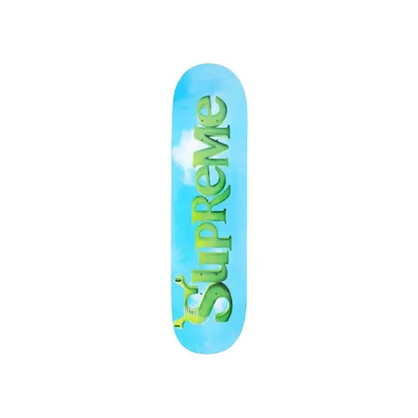 Supreme Shrek Skateboard Deck - Blue