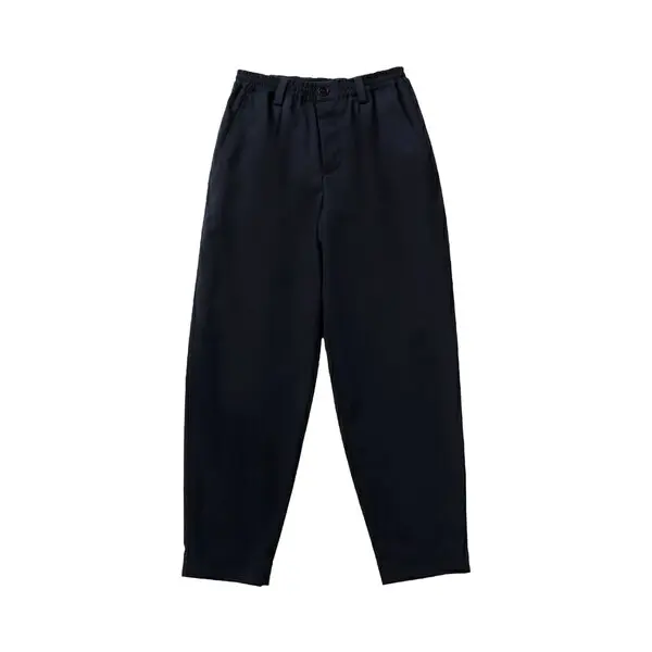 Marni Tropical Wool Cropped Drawstring Pants - Blue