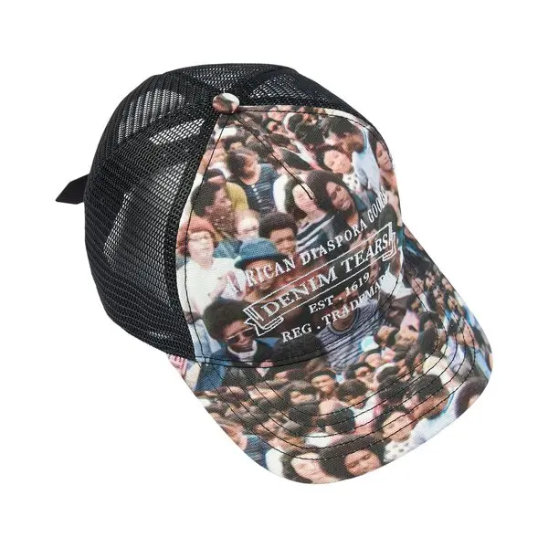 DENIM TEARS Harlem Festival Adg Stamp Cap 'multi - Multicolor