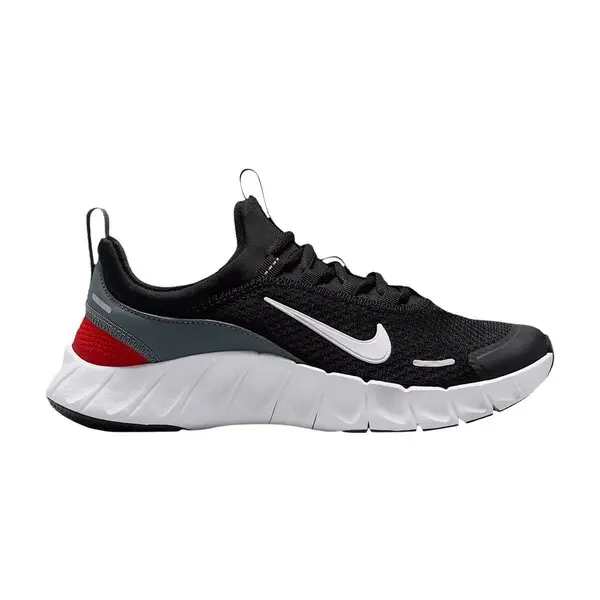 Nike Free Ride Gs " Cool Grey University Red White" Athletic Sneakers - Black