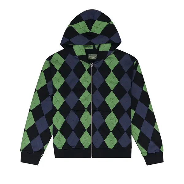 DENIM TEARS Intarsia Zip Hoodie