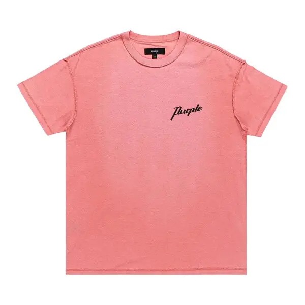 PURPLE BRAND Textured Tee - Pink