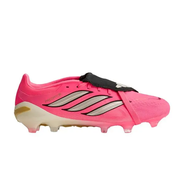 Adidas Predator Pro Fold Over Tongue Fg 'solar Turbo Thermal Chrome Core Black