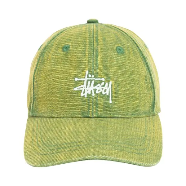 StÜssy Washed Basic Cap - Green