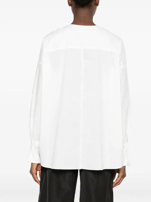 SUSANNE BOMMER Ruffled Cotton Blouse