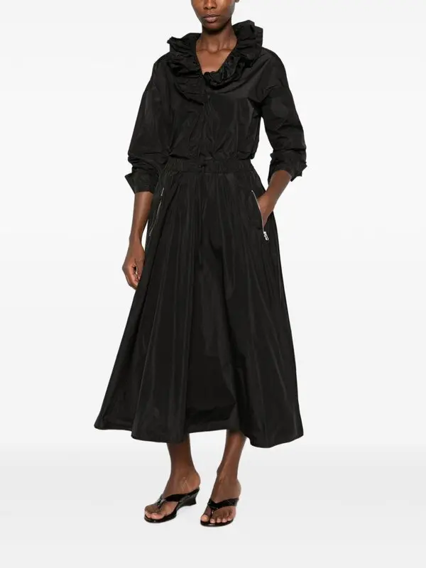 SUSANNE BOMMER Ruffled Taffetas Blouse