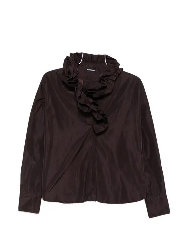 SUSANNE BOMMER Ruffled Taffetas Blouse