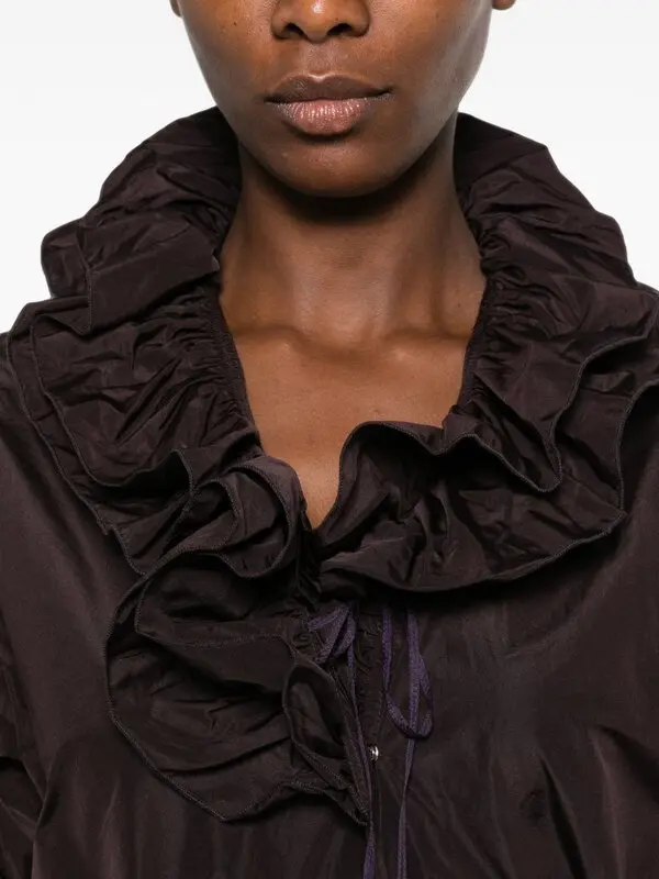 SUSANNE BOMMER Ruffled Taffetas Blouse