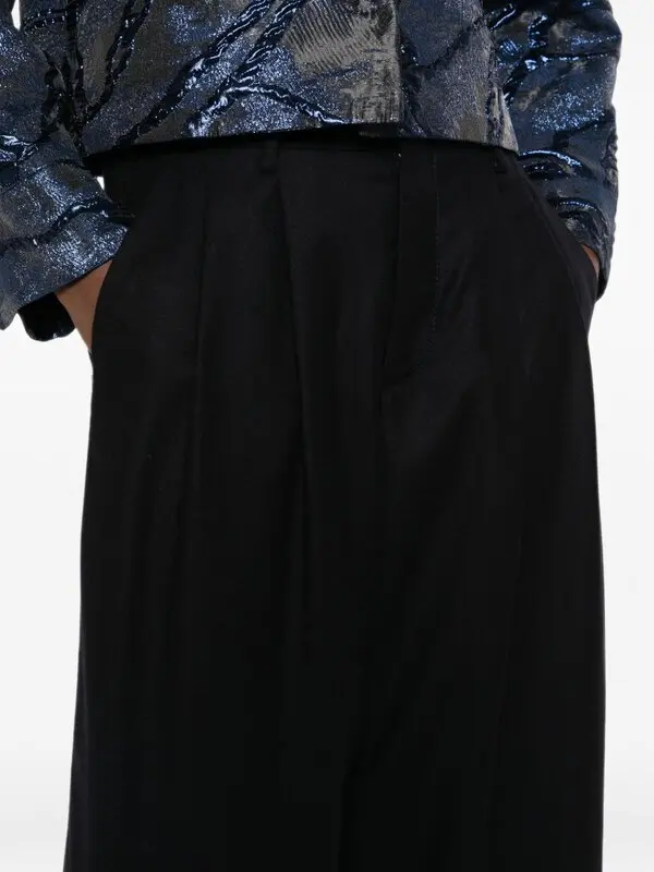 SUSANNE BOMMER Wool Wide-leg Trousers