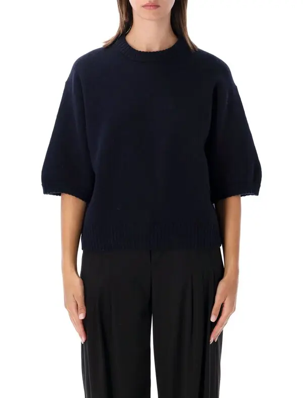 Soeur Merino Wool Puff Sleeve Sweater