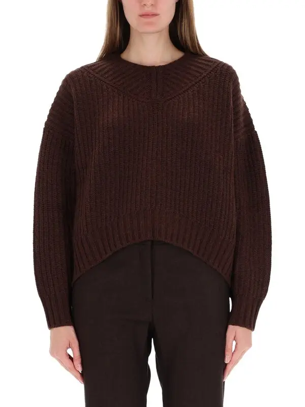 Staud Oversized Rib-knit Sweater - Brown