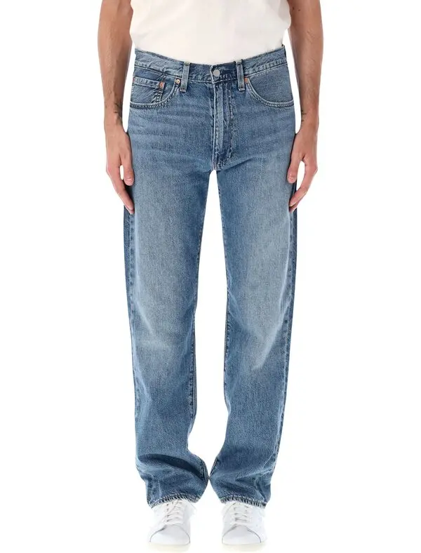 LEVI'S 555 Relaxed Straight Jeans For Non-stretch Vintage-inspired Denim - Blu