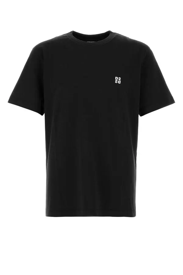 Dsquared2 Upside-down Metal Regular Fit T-shirt - Black