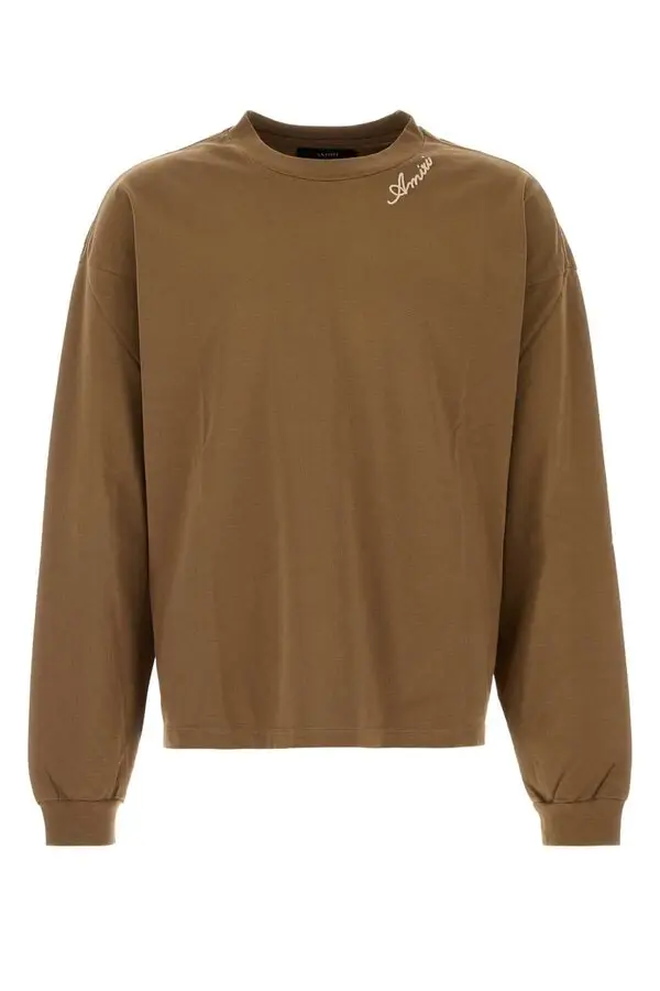 Amiri Cotton Oversize T-shirt - Brown