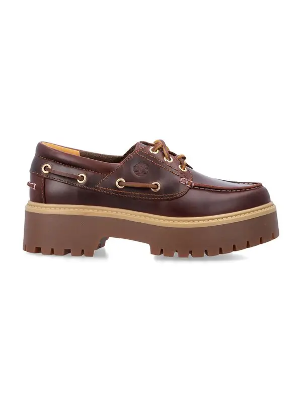 Timberland Platform Lug Sole Boat Shoes - Marrone