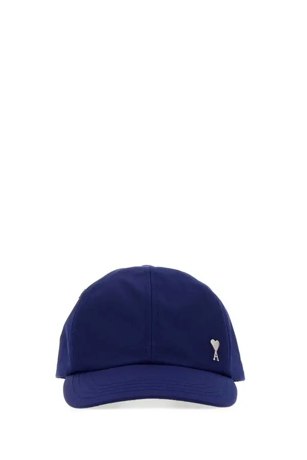 AMI Paris Tech Fabric Baseball Cap For - Blue