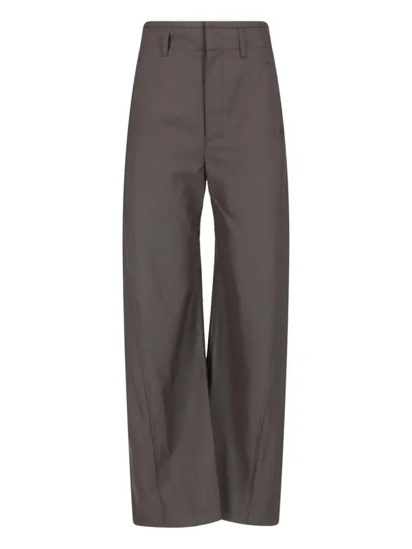 LEMAIRE High-waist Tailored Trousers - Grey