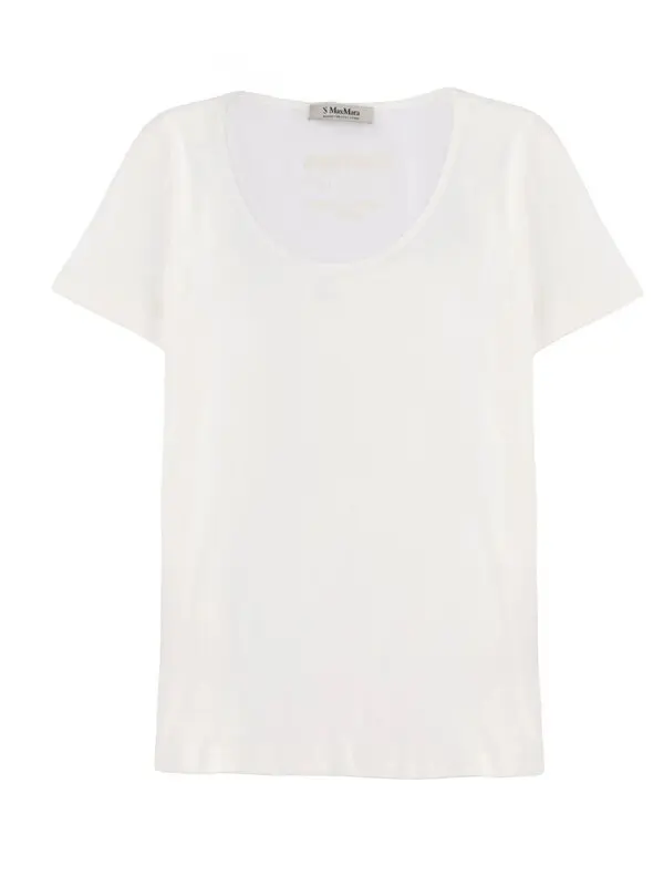 Max Mara 100% Cotton T-shirt - White