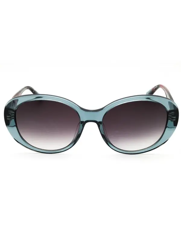 Anne Klein Ak7081 Sunglasses - Blue Crystal/grey Gradient