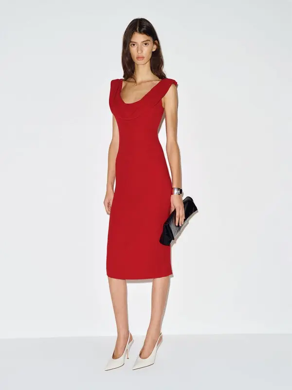 REFORMATION Elliana Dress - Red