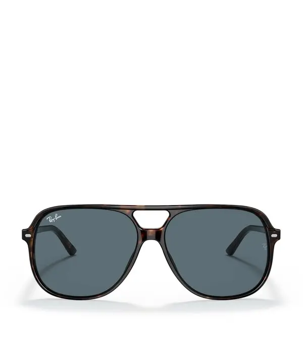 Ray-ban Tortoiseshell Bill Square Aviator Sunglasses - Brown