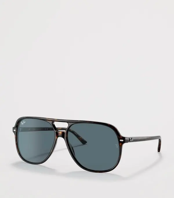 Ray-ban Tortoiseshell Bill Square Aviator Sunglasses