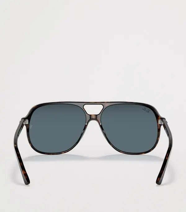 Ray-ban Tortoiseshell Bill Square Aviator Sunglasses