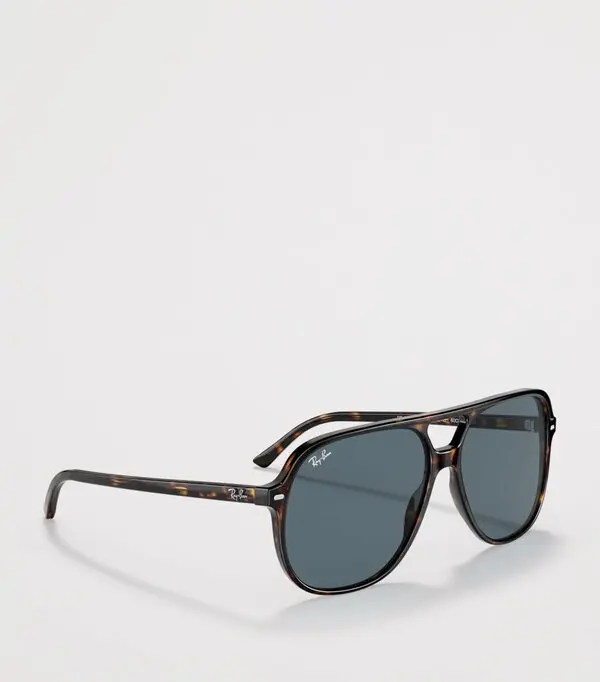 Ray-ban Tortoiseshell Bill Square Aviator Sunglasses