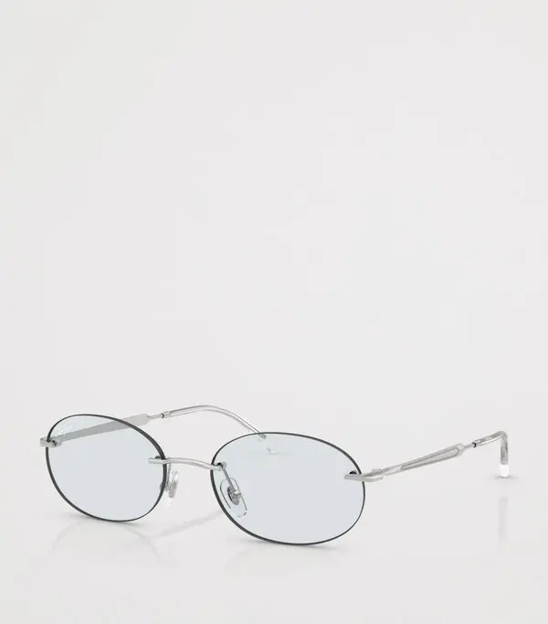 Ray-ban Rb3767 Metal Oval Sunglasses