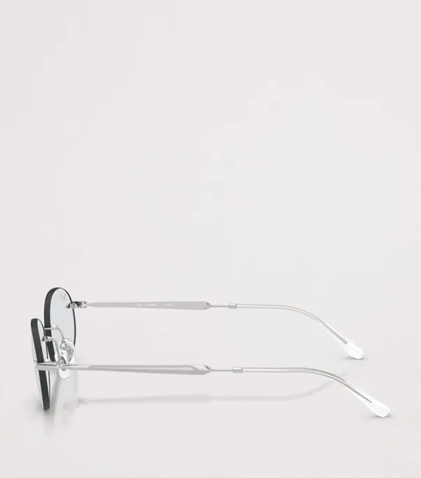 Ray-ban Rb3767 Metal Oval Sunglasses