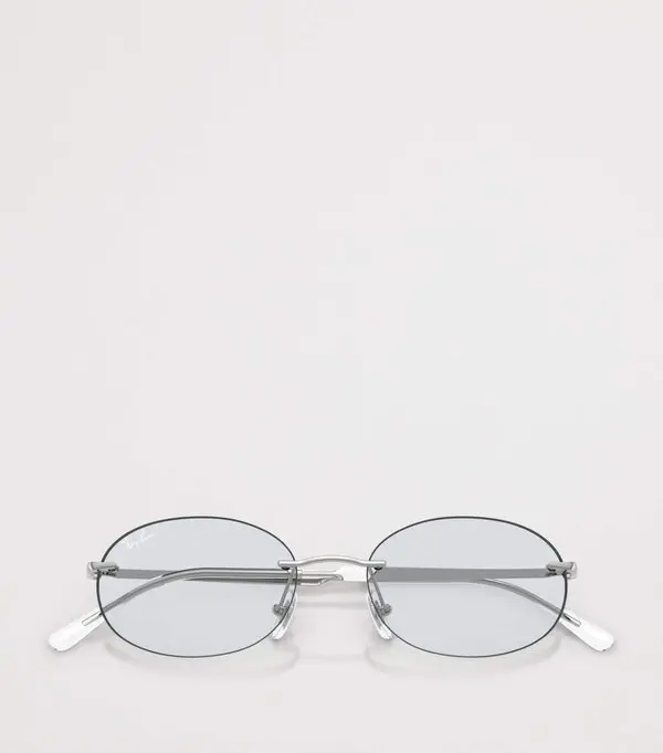 Ray-ban Rb3767 Metal Oval Sunglasses