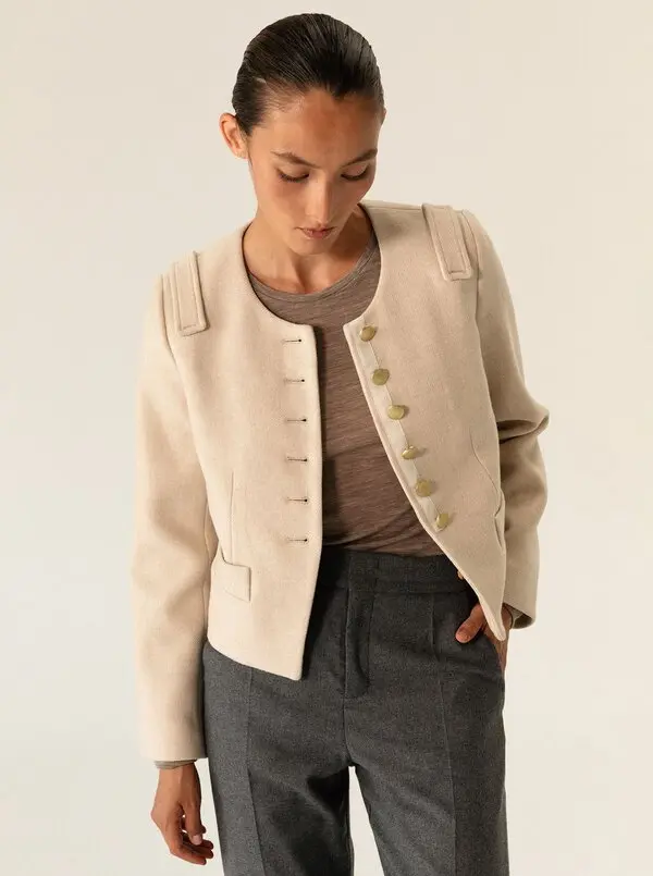 FW26 Callas Milano Aubrey Cropped Jacket