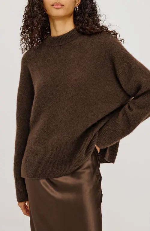 Rails Miranda Cashmere & Silk Sweater - Chocolate