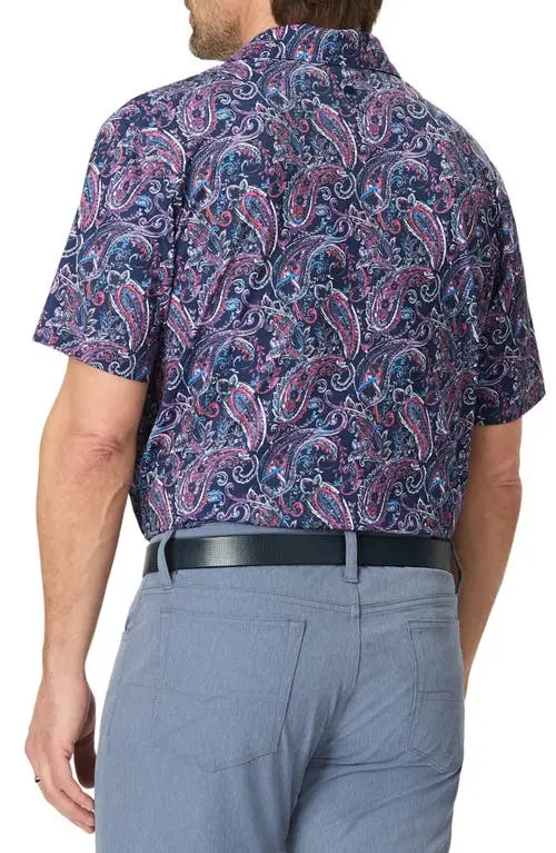 Robert Graham Brisco Paisley Performance Polo