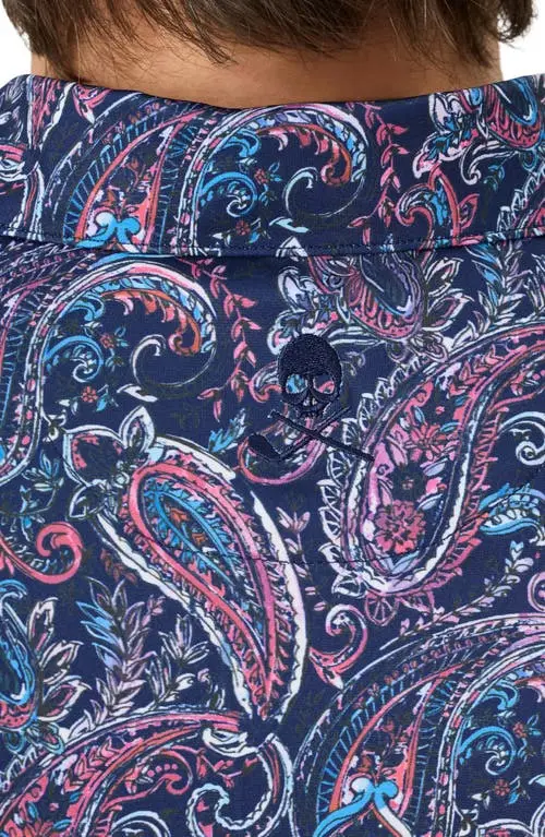Robert Graham Brisco Paisley Performance Polo