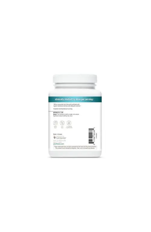 YOUTHEORY Creatine Monohydrate Powder Unflavored Performance Supplement 9 Ounces