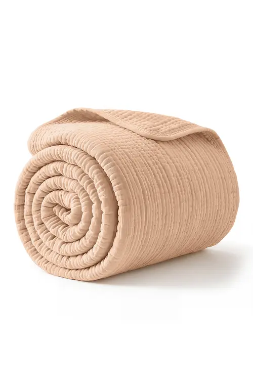 COMFY CUBS Muslin Large Throw Blanket50 X 70 Inches - Cream