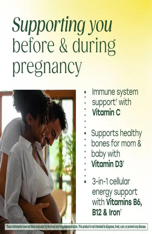 MEGAFOOD Baby And Me 2 Prenatal Multivitamin With Dha Choline And Methylfolate 90 Capsules