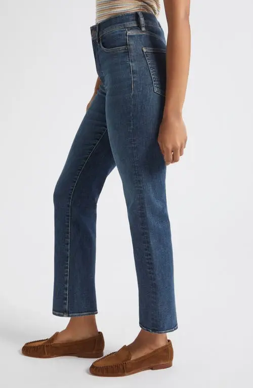 Veronica Beard Milla High Waist Ankle Slim Straight Jeans