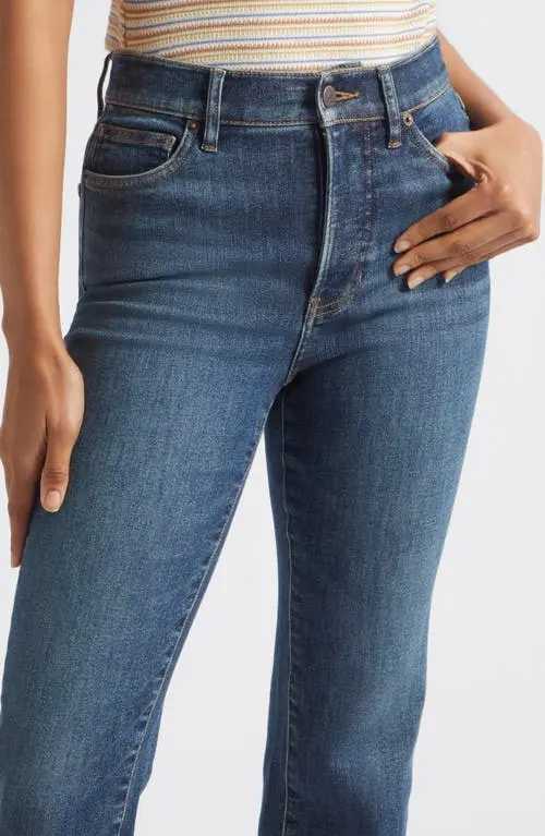 Veronica Beard Milla High Waist Ankle Slim Straight Jeans