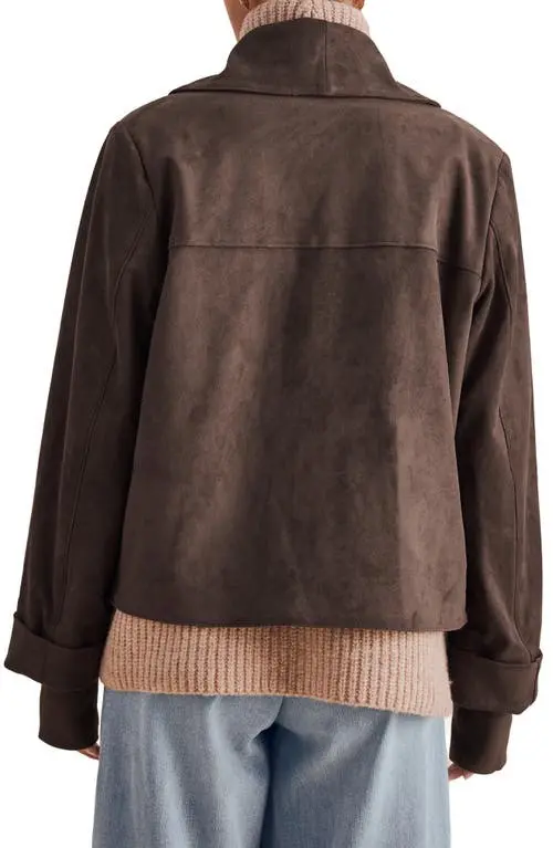 Splendid X @cellajaneblog Faux Suede Jacket