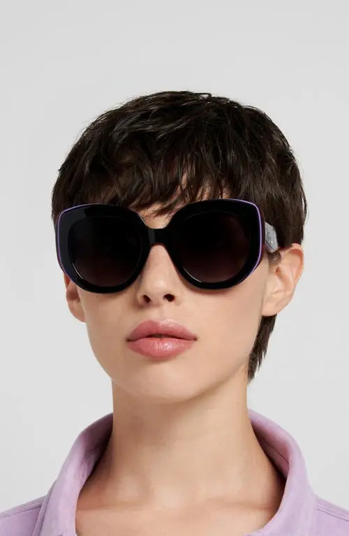 Kurt Geiger 52mm Round Geometric Sunglasses