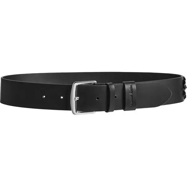 Simone Rocha Crystal Embellished Leather Belt - Black/jet