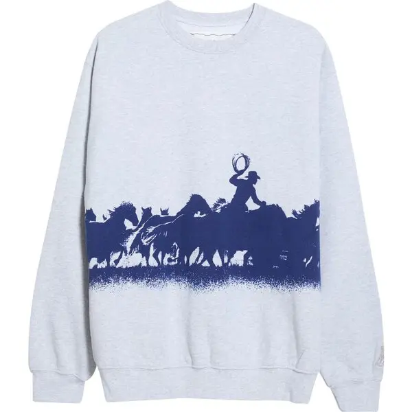ONE OF THESE DAYS Driftin' Back Again Cotton Crewneck Sweatshirt