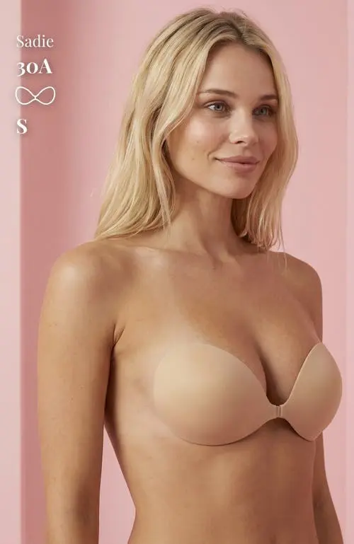 STICKY BOOBS Invisible Strapless Backless Adhesive Push-up Bra