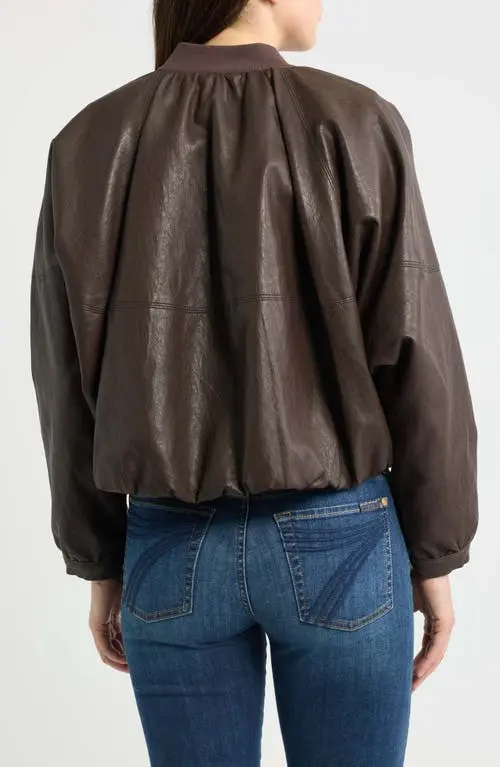 CITY BLUES Faux Leather Jacket