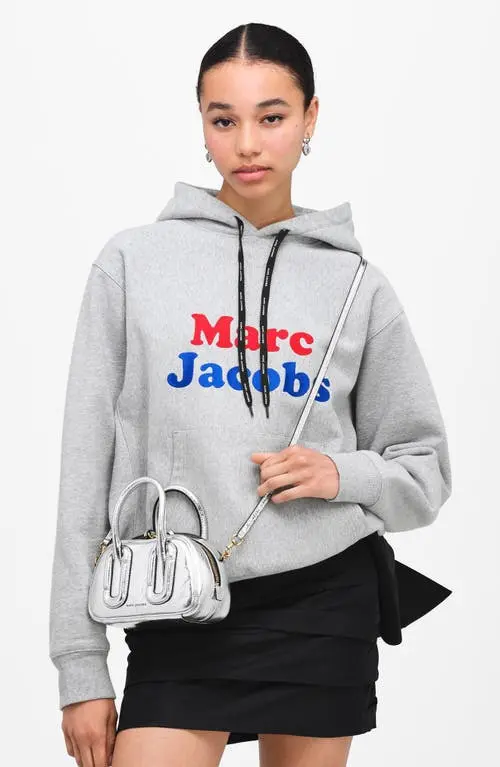 Marc Jacobs The Babe Mini Metallic Leather Top Handle Bag - Silver