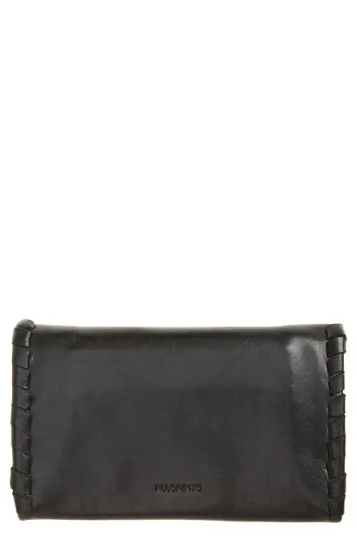 ALLSAINTS Esme Whipstitch Leather Bifold Wallet