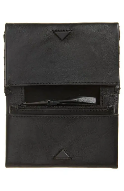ALLSAINTS Esme Whipstitch Leather Bifold Wallet