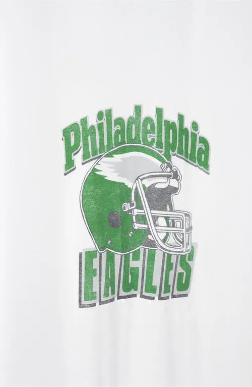Junk Food Philadelphia Eagles Throwback Helmet Cotton Graphic T-shirt